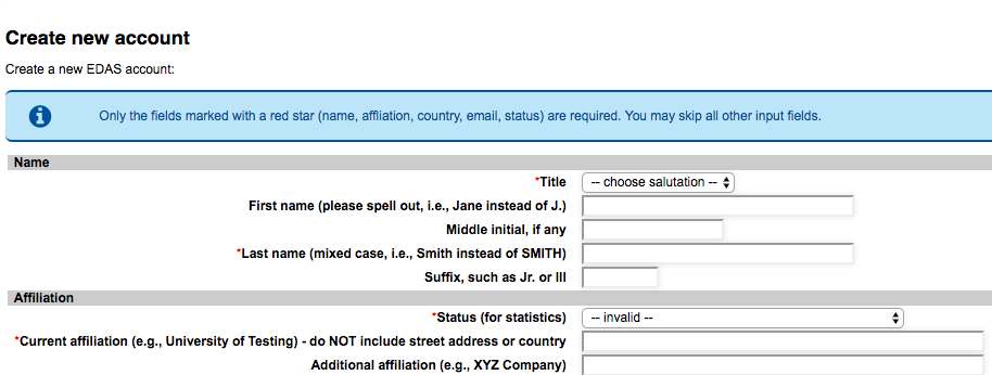 EDAS: Editor's Assistant: Instructions for New Users